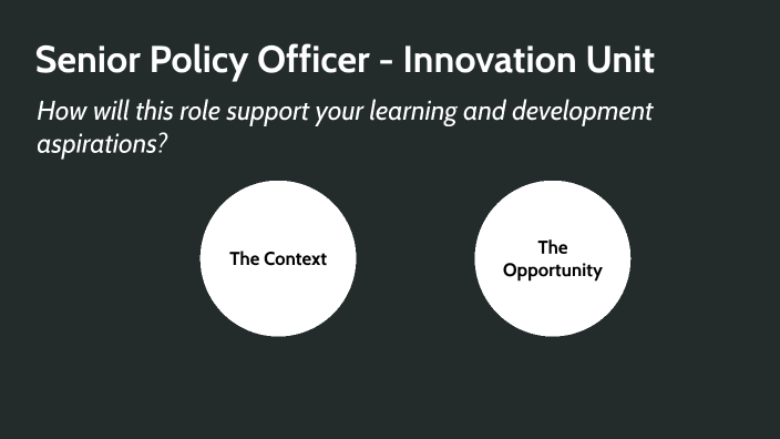 Senior Policy Advisor - Final Draft by Rosie Moore on Prezi