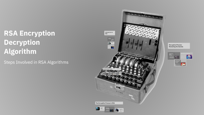 RSA Encryption Decryption Algorithm by Burhan on Prezi