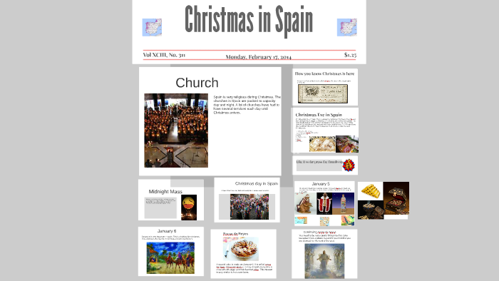 Christmas in Spain by Audrey paulsen on Prezi