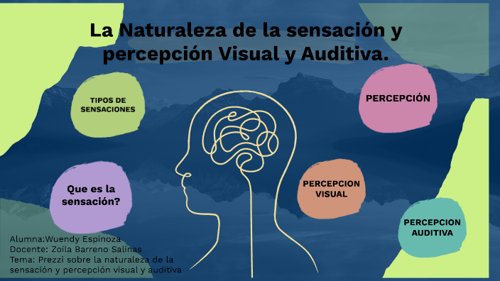 La Naturaleza de la sensación y percepción visual y auditiva by Wendy ...