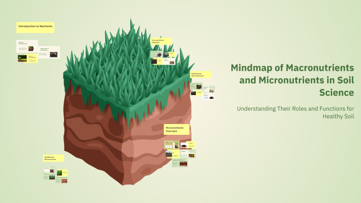 Mindmap of Macronutrients and Micronutrients in Soil Science by johan ...