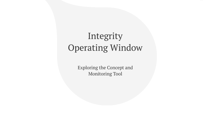 Understanding Integrity Operating Window by Saleh Elzoghby on Prezi
