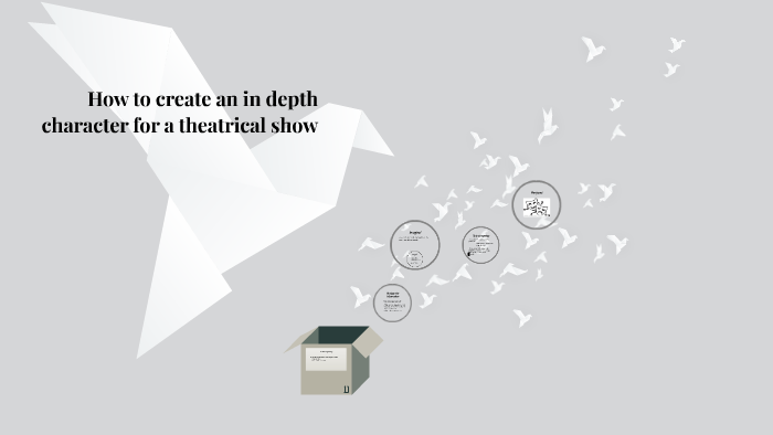 How to create a character for a theatrical show by Mel Nash on Prezi