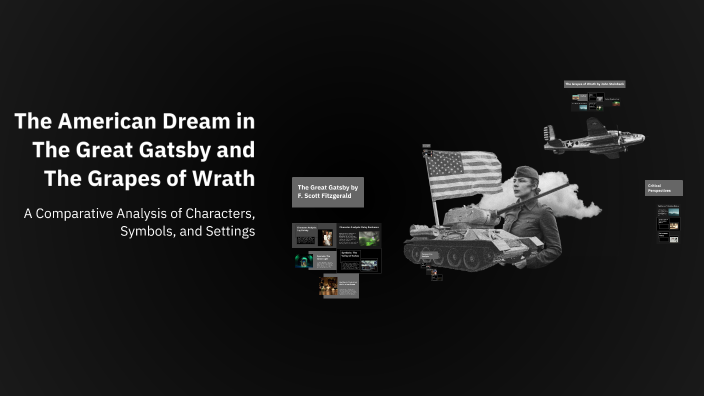 The American Dream in The Great Gatsby and The Grapes of Wrath by katie ...