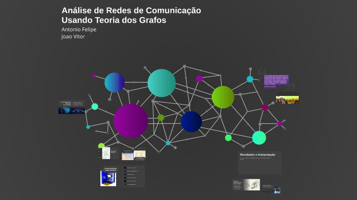 Análise de Redes de Comunicação Usando Teoria dos Grafos by João Vitor ...