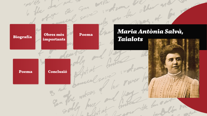 Maria Antònia Salvà by Laura Marcè Selva on Prezi