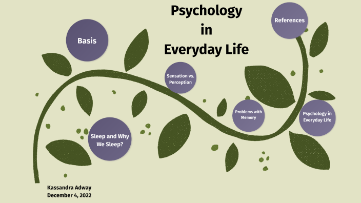Psychology In Everyday Life by Kassandra Adway on Prezi