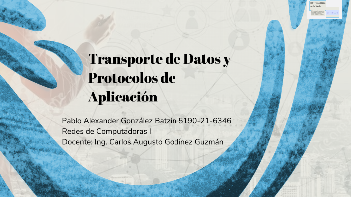Transporte de Datos y Protocolos de Aplicación by PABLO ALEXANDER ...