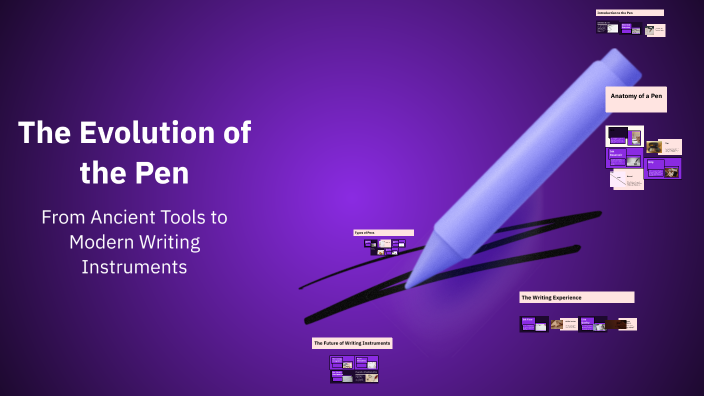 The Evolution of the Pen by Sevinch Erkinova on Prezi