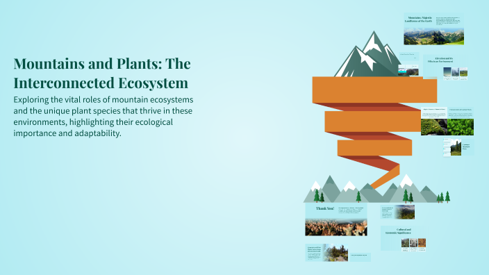 Mountains and Plants: The Interconnected Ecosystem by kishan sharma on ...