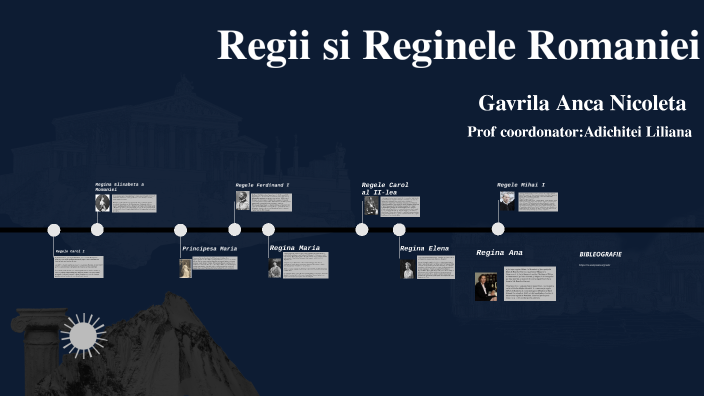 Regii si Reginele Romaniei by gavrila anca on Prezi