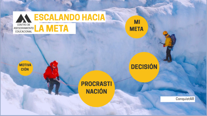 Escalando hacia la meta by uap asesoramiento on Prezi