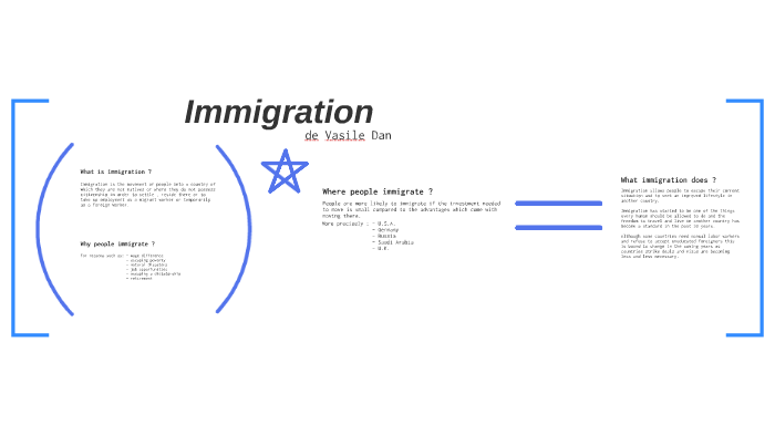 Immigration by Vasile Dan on Prezi