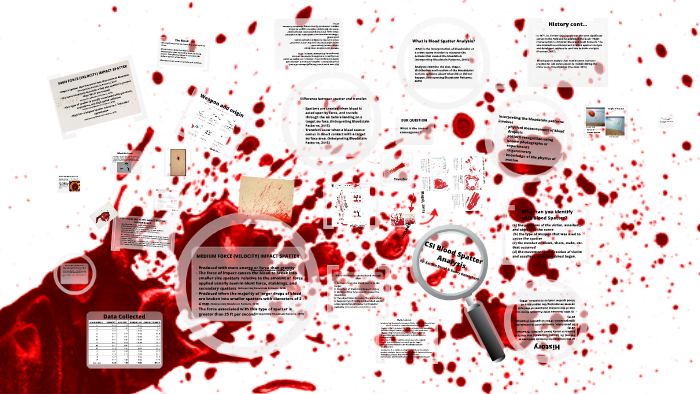 CSI Blood Spatter Analysis by Kaitlyn Duval on Prezi