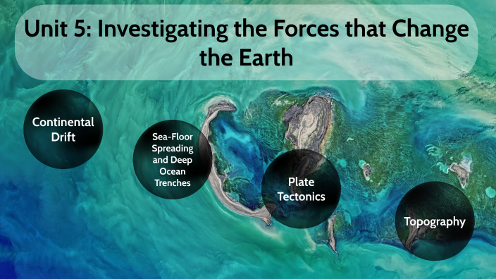 Unit 5: Investigating the Forces that Change the Earth by Josue ...