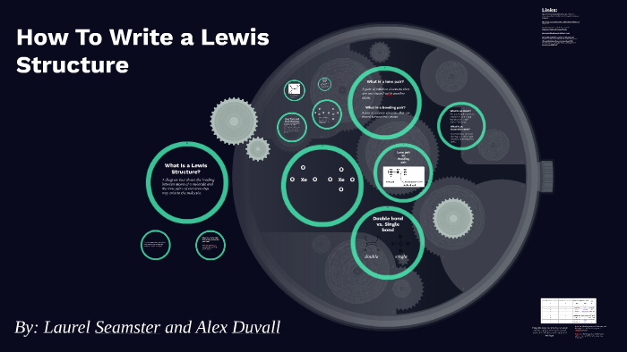 How To Write a Lewis Structure by Lauren Seamster