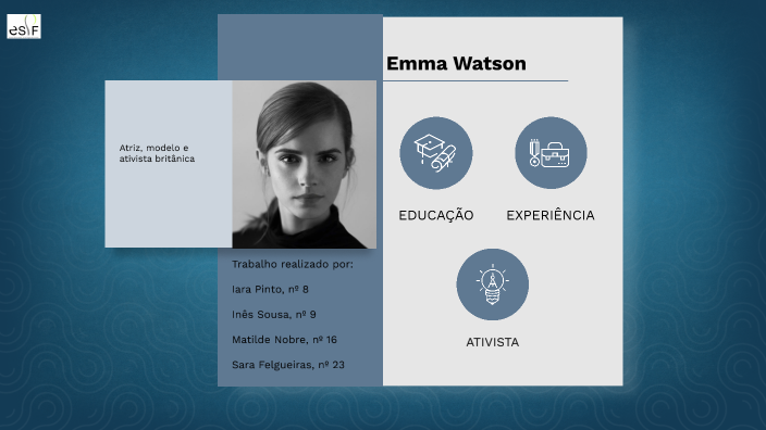 Emma Watson by Martina Nobre on Prezi