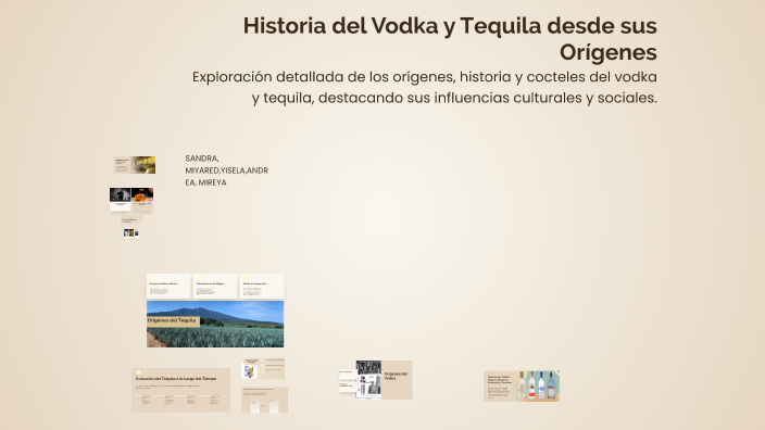 Historia del Vodka y Tequila desde sus Orígenes by Miyared Fernández on ...