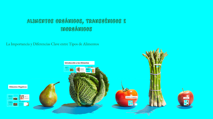 Alimentos Orgánicos, Transgénicos e Inorgánicos by Elias Emanuel ...