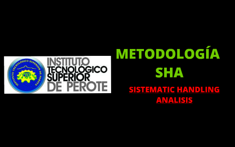 Metodologia SHA (Systematic Handling Analysis) by Luis Gonzalez ...