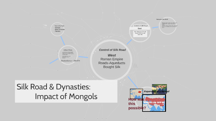Silk Road & Dynasties: Impact of Mongols by jeremy hall on Prezi