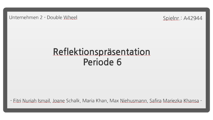 Reflektionspräsentation by Nuriah Ismail on Prezi