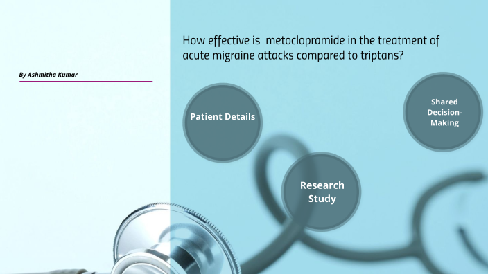 How effective is metoclopramide in treating acute migraine attacks? by ...