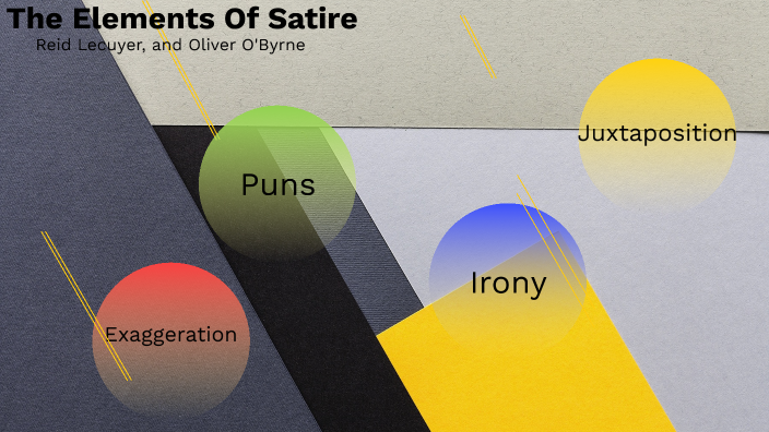 Elements of Satire by Reid Lecuyer on Prezi