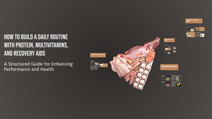 How to Build a Daily Routine with Protein, Multivitamins, and Recovery ...