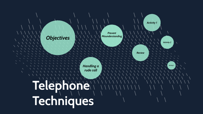 Telephone Techniques by Ramiro Mai on Prezi