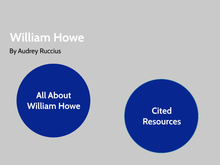 William Howe by Audrey Ruccius on Prezi