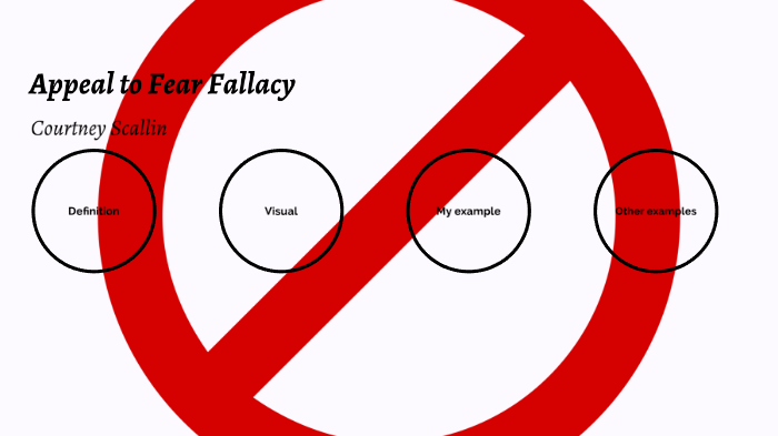 Appeal to Fear Fallacy by Courtney Scallin on Prezi