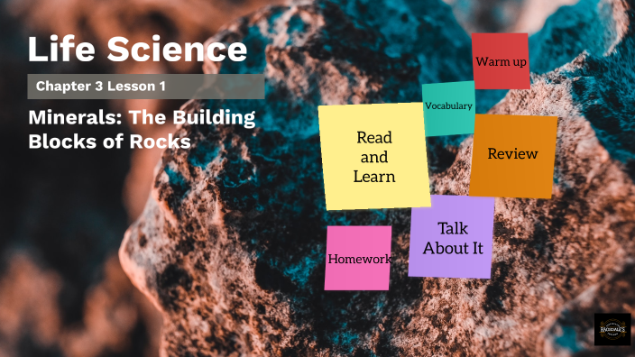 SCIG4 11 Chapter 3: Lesson 1 Minerals: The Building Blocks of Rocks by ...