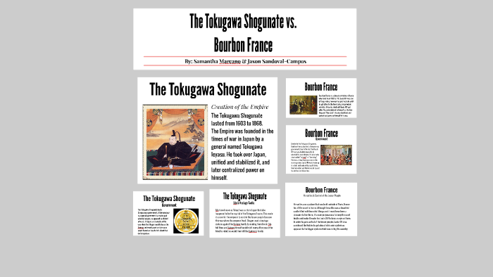 The Tokugawa Shogunate vs. Bourbon France by Samantha Marcano on Prezi