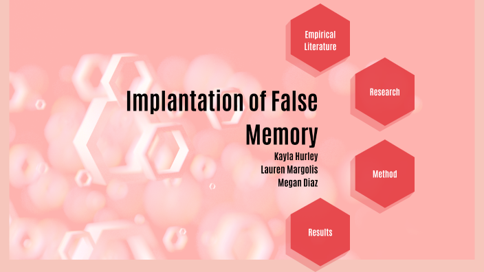 Methods l: Implanting False Memory by Kayla Hurley on Prezi