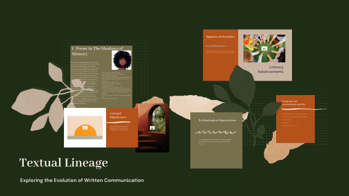 Textual Lineage by Jessica on Prezi