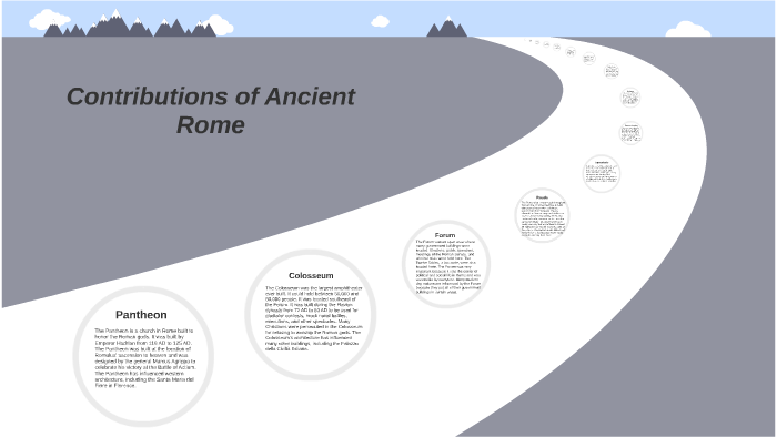 Contributions of Ancient Rome by Mark Hamilton on Prezi