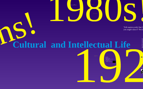 Culture and Intellectual Life by Alex Grunin on Prezi