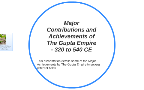 Major Contributions and Achievements of The Gupta Empire - 3 by Dan ...