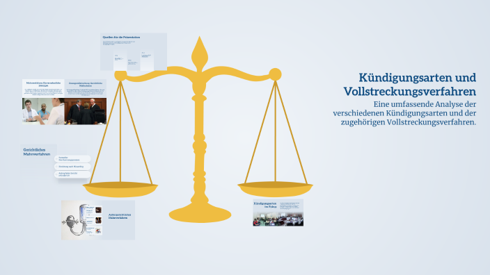 Kündigungsarten und Vollstreckungsverfahren by Julius Kroll on Prezi