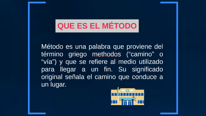 Método es una palabra que proviene del término griego method by Esteban ...