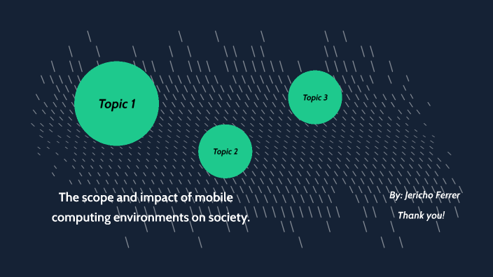 The Scope And Impact Of Mobile Computing Environments On Society By Jericho Ferrer On Prezi
