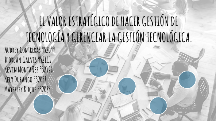El valor estratégico de hacer gestión de la tecnología, Gerenciar la ...