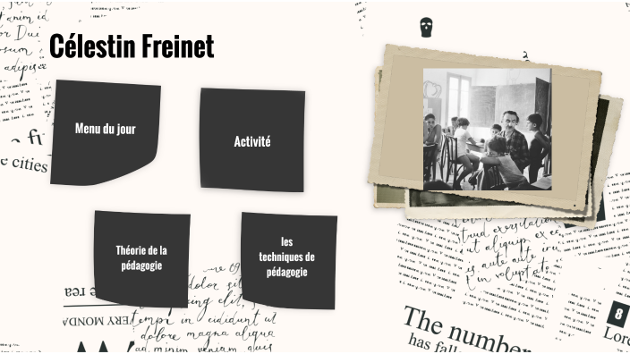 Pédagogue Célestin Freinet by staeheli laura on Prezi