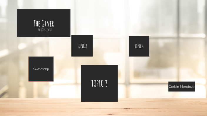 The Giver Digital/Visual Presentation by Corbin Mendoza on Prezi