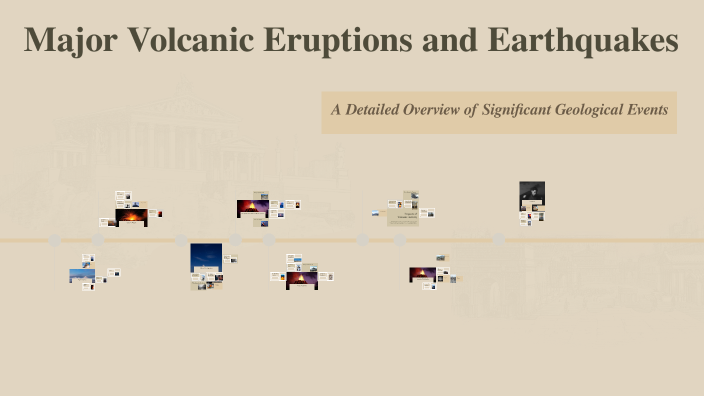 Major Volcanic Eruptions and Earthquakes by Matthew Howell on Prezi