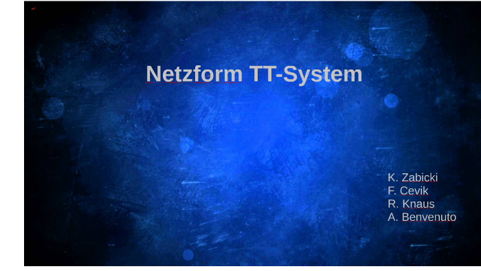 Netzform TT-System by Kevin Zabicki on Prezi