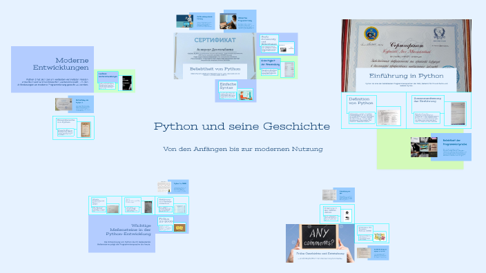 Python und seine Geschichte by Nico Hamm on Prezi