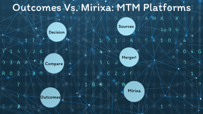 Mirixa or Outcomes MTM? by Mirixa? Or Outcomes? on Prezi