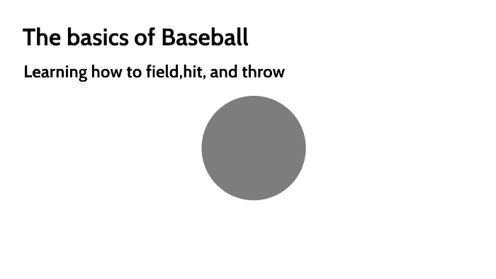 The basics of Baseball by Brendan Allred on Prezi